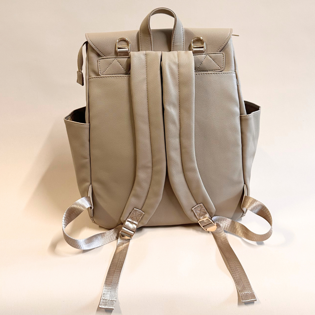 BROOKLYN Backpack Nappy Bag - Beige/Maeve – Milk & Poppy